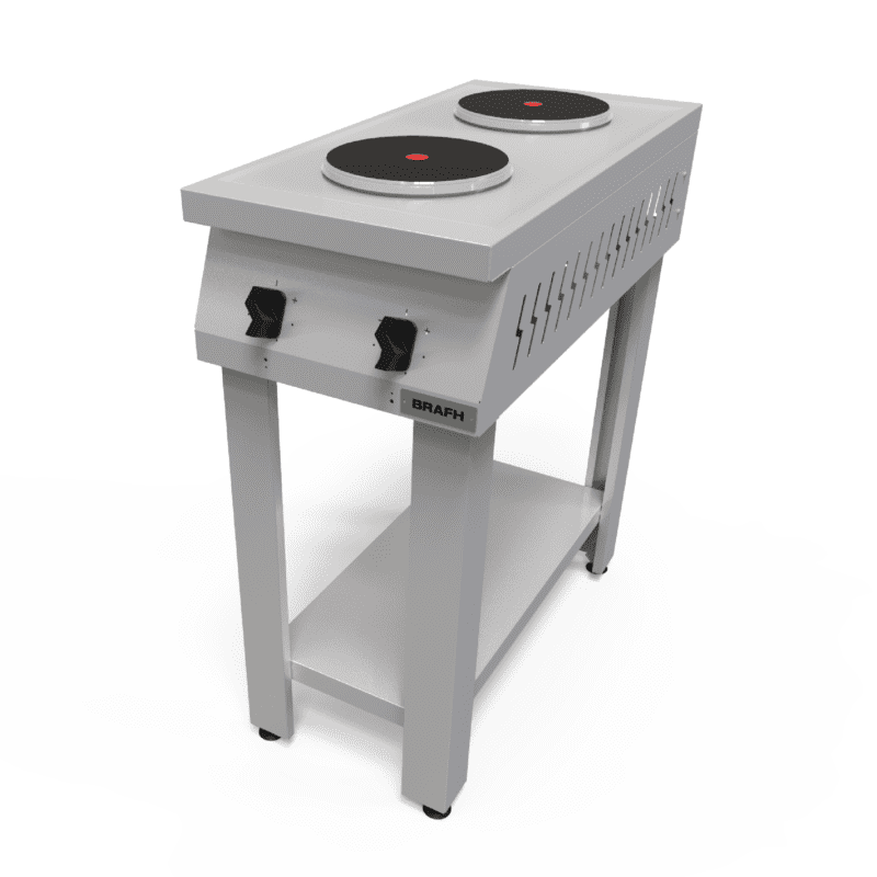 Anafe Eléctrico 400 De 2 Hornallas Brafh - Pan Con Pan